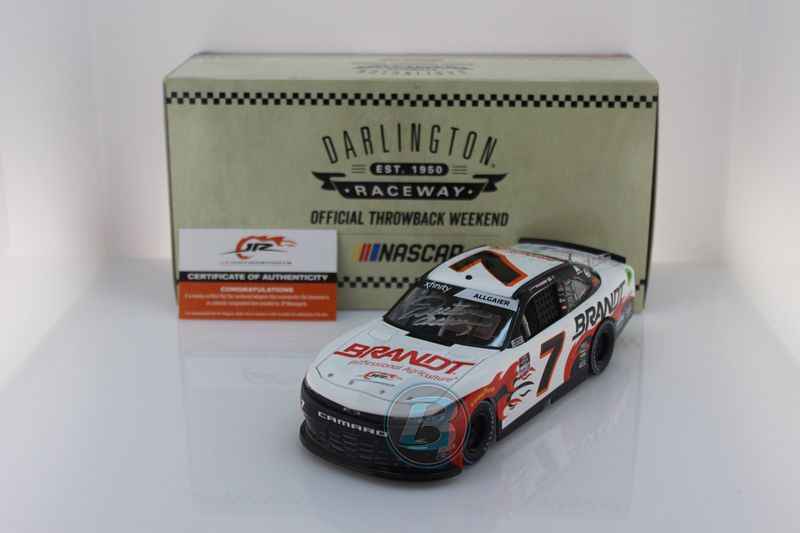 Justin Allgaier/Dale Jr Dual Autographed 2020 Brandt Darlington ...